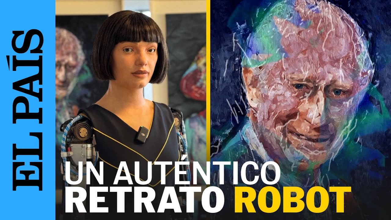 INTELIGENCIA ARTIFICIAL | El robot 'Ai-Da' crea el retrato 'Rey ...