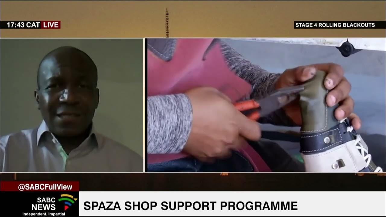 Funding by Small Business Development through the Spaza Shop Support programme: Tebogo Klaas ...