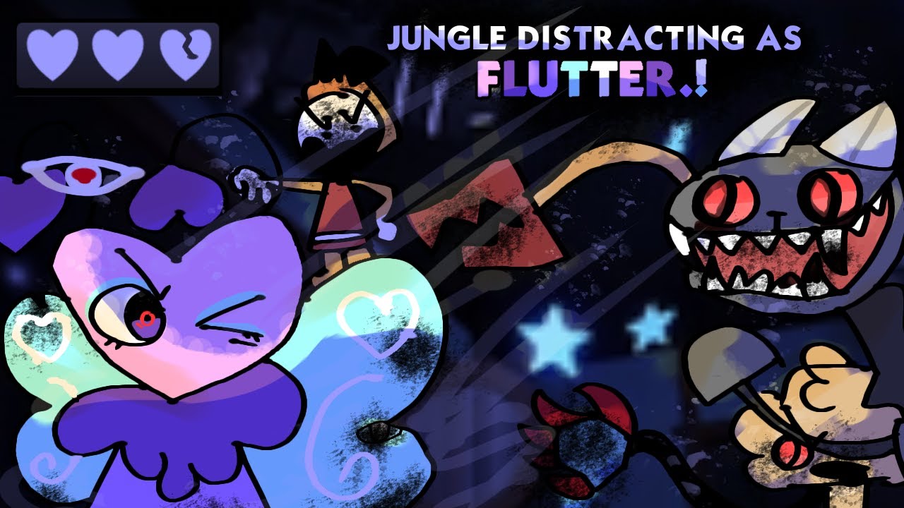 Flutter fluttering around | Dandy's World: Jungle Distracting AS ...
