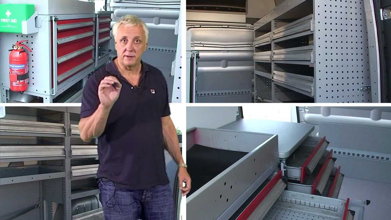 Internal Modular Van Racking - YouTube