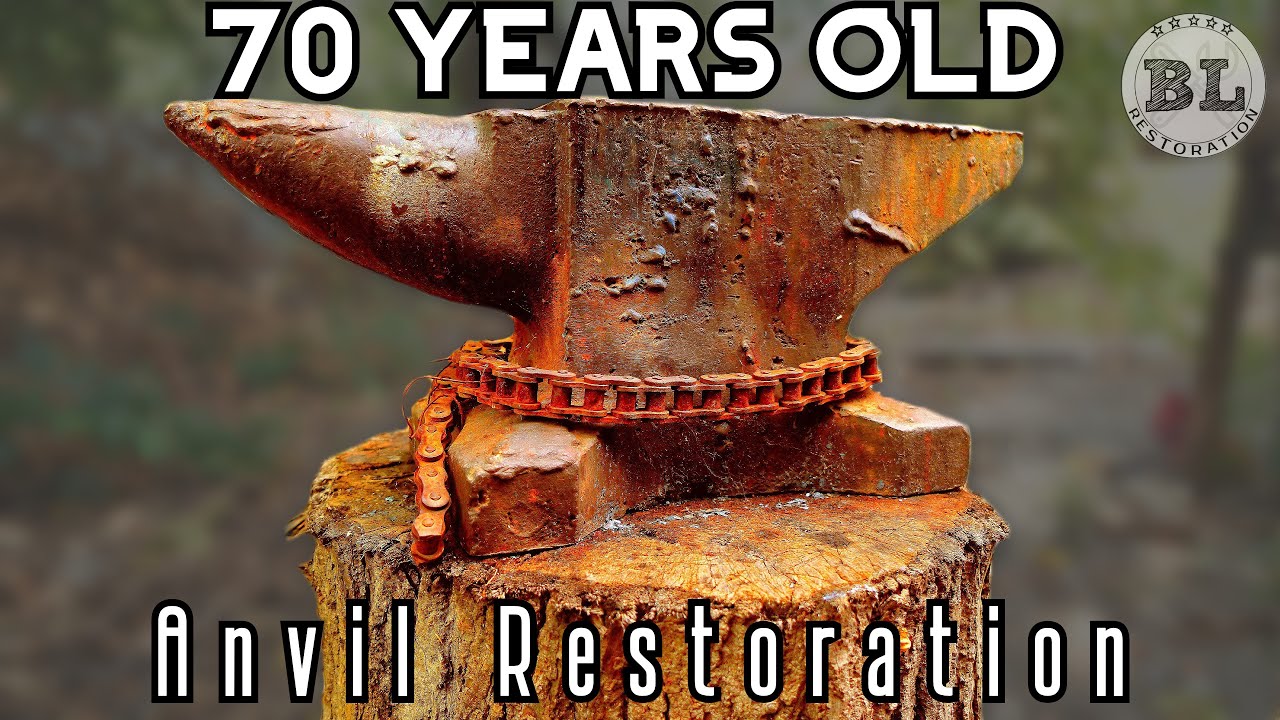 70 Years Old Anvil Restoration | Restoring Antique ANVIL - YouTube