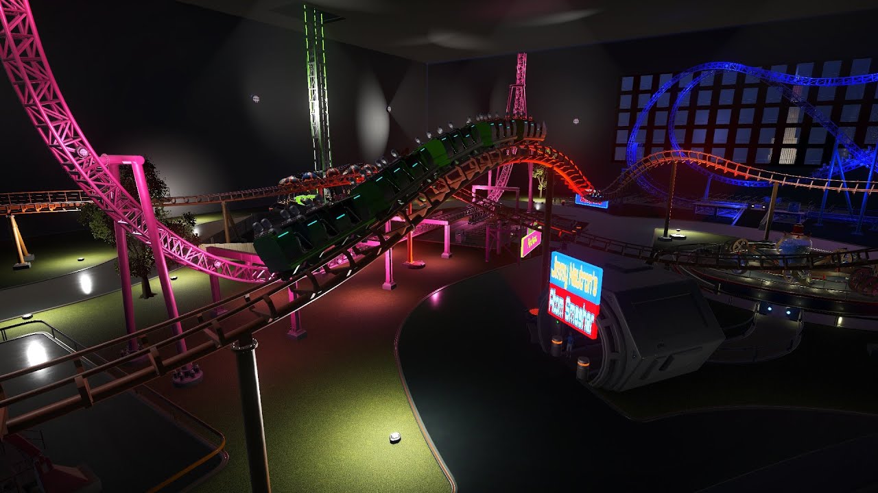 Nickelodeon Slime Streak Animated POV (Planet Coaster) - YouTube