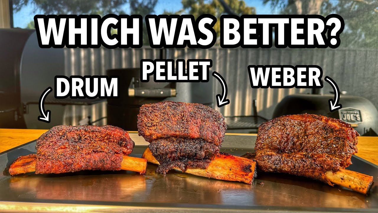 How to Smoke Individual Beef Ribs on Different Smokers - YouTube