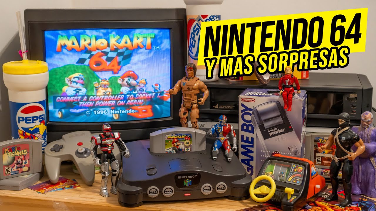 Una NINTENDO 64 y MUCHO MÁS 📦 I Caja RETRO llena de SORPRESAS - YouTube