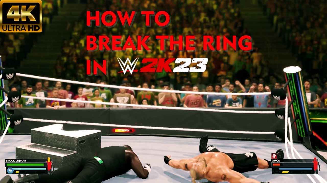 How to Break the Ring in WWE 2K23 #wwe #shorts #viral #youtubeshorts # ...
