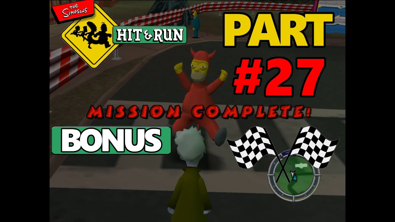 The Simpson's Hit And Run Level 7 Races! - Let's Play! Part 27 FINALE ...