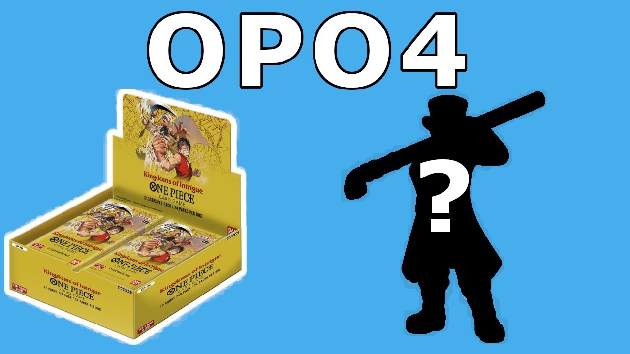 ARE THESE GOOD PULLS?? OPO4 BOOSTER BOX UNBOXING ONE PIECE - YouTube