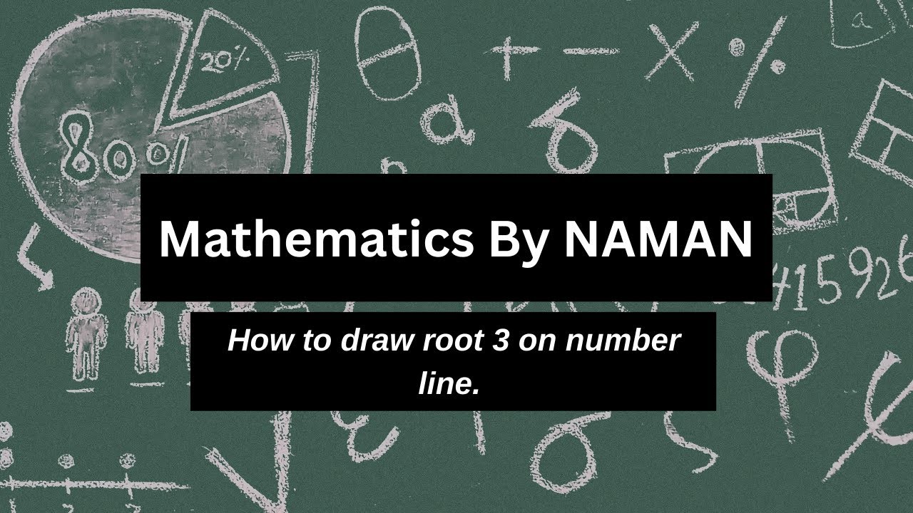 How to draw Root 3 on Number Line| 3rd Video | Class9 ch 1 ...