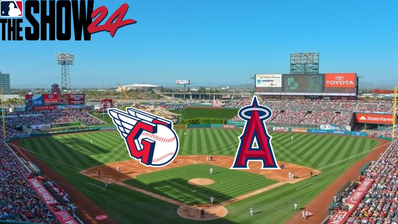 MLB The Show 24 | 2024 MLB Season Playthrough | CLE (24-28) at LAA (29 ...