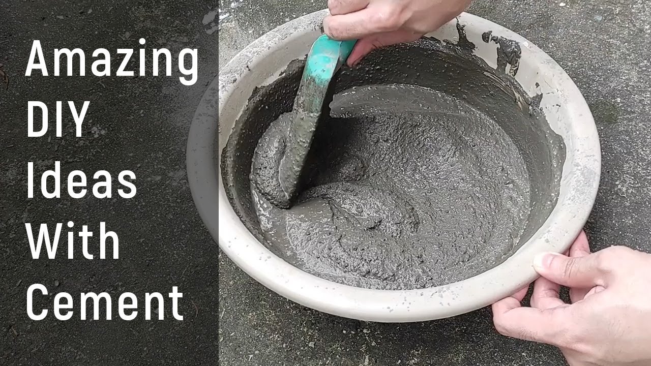 AMAZING DIY IDEAS WITH CEMENT | DIY Cement Crafts Compilation - YouTube