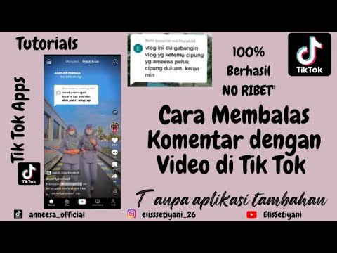 Cara Membalas Komentar dengan Video di Tik Tok Terbaru 2023 |gampang ...