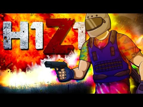 STUCK IN THE WALL!  (Battle Royale Funny Moments!)  H1Z1