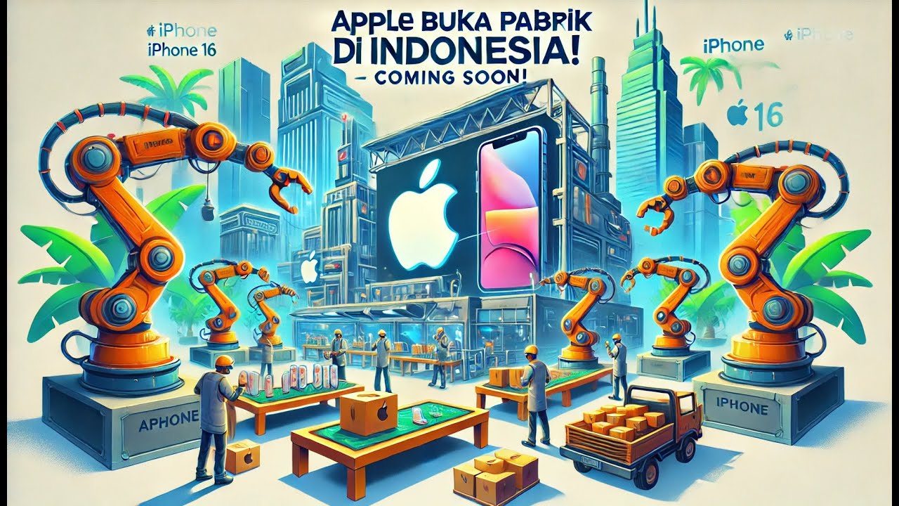 Pabrik Baru Apple di Indonesia: iPhone 16 Segera Hadir? - YouTube