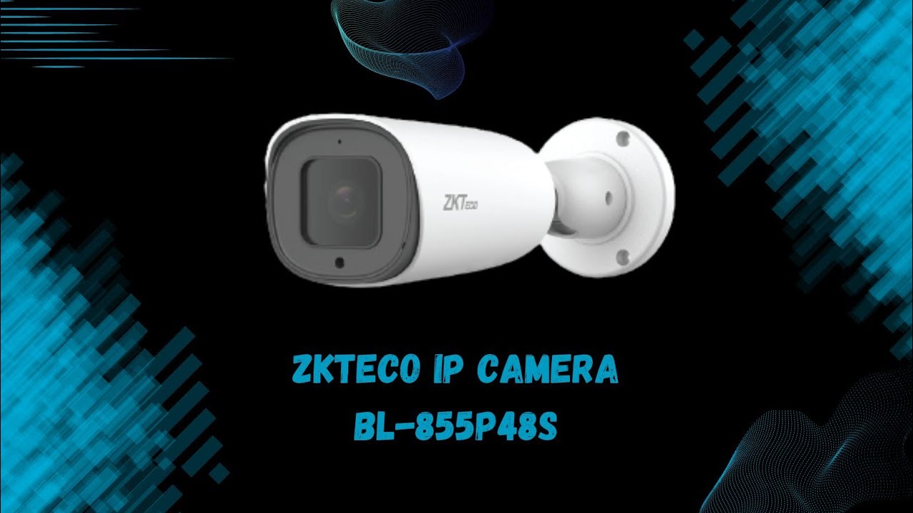 ZKTeco IP Camera BL-855P48S 5MP - YouTube