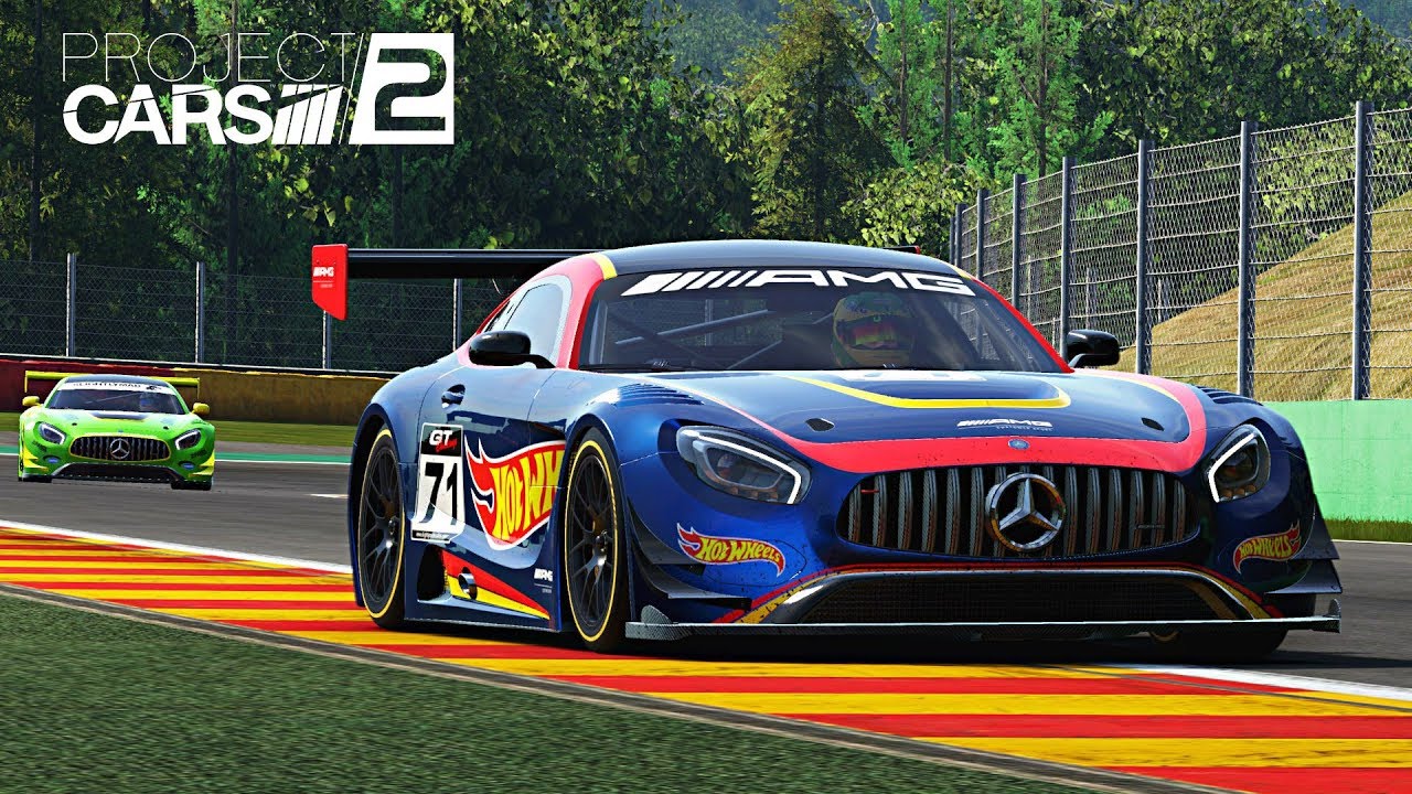 Mercedes AMG GT3 Spa Belgium ''Project CARS 2'' - YouTube