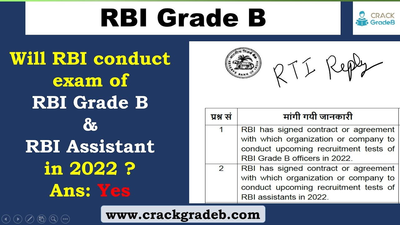 Will RBI Conduct Exam Of RBI Grade B 2022 RBI Assistant2022 YouTube will-rbi-conduct-exam-of-rbi-grade-b-2022-rbi-assistant2022-youtube