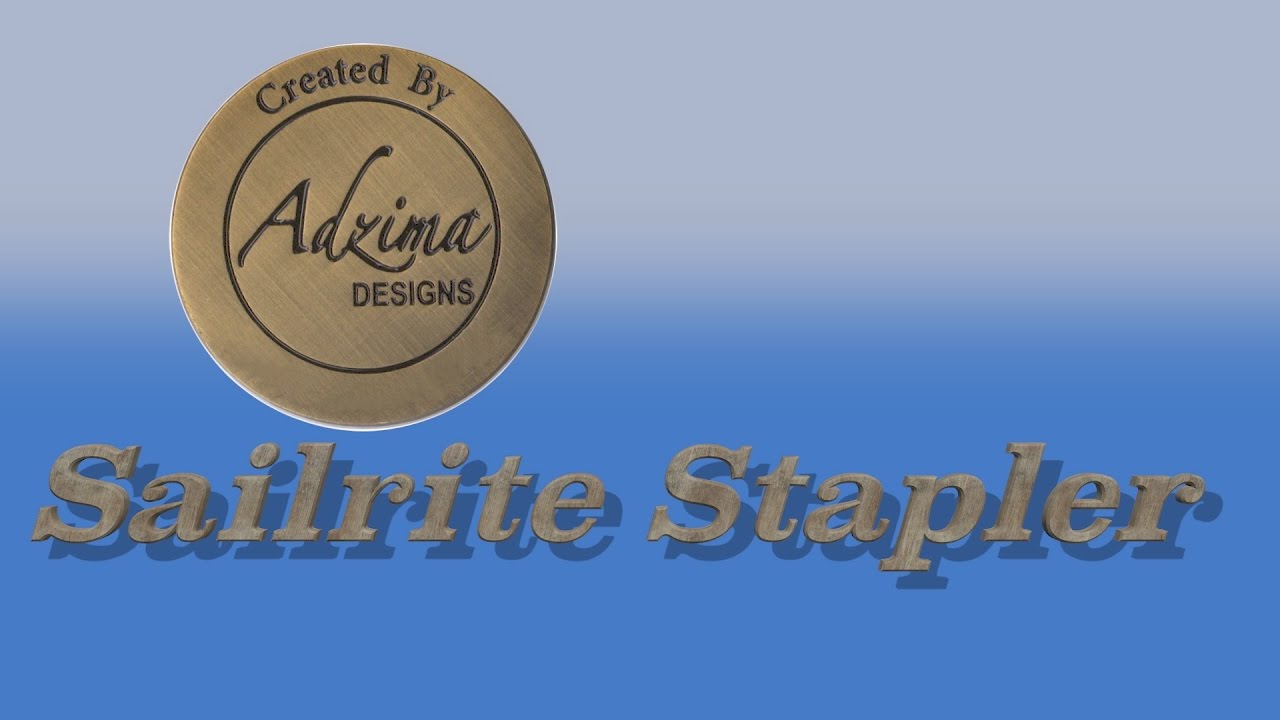Sailrite Staple gun - YouTube