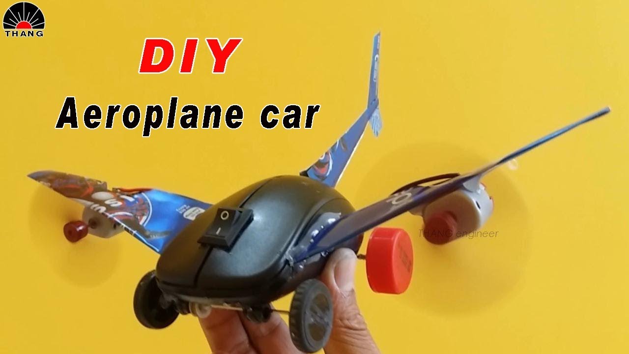 How To Make a Airplane | DIY Aeroplane car - YouTube