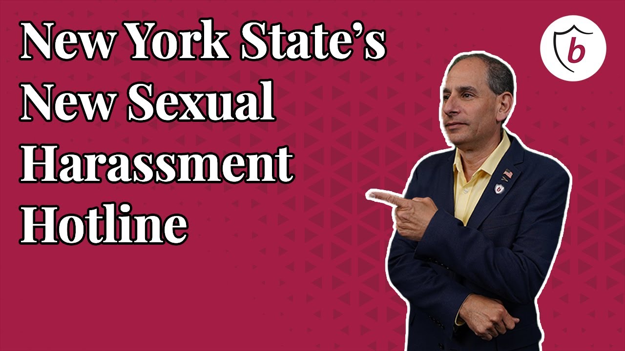 NYS's New Sexual Harassment Hotline - YouTube
