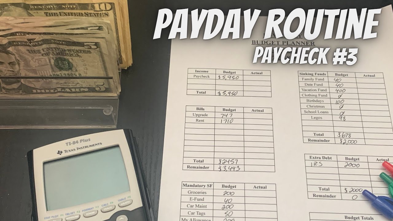 Payday Routine | Paycheck #3 | $5,203 | Bi-Weekly Pay | Cash Stuffing ...