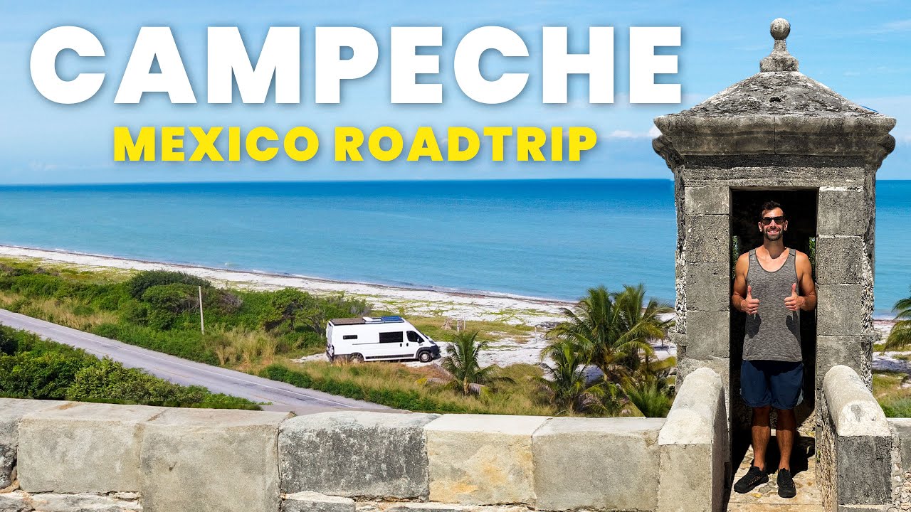 Welcome to the Yucatán Península! | Van Life in Campeche, Mexico | Road Trip EP 49 - YouTube