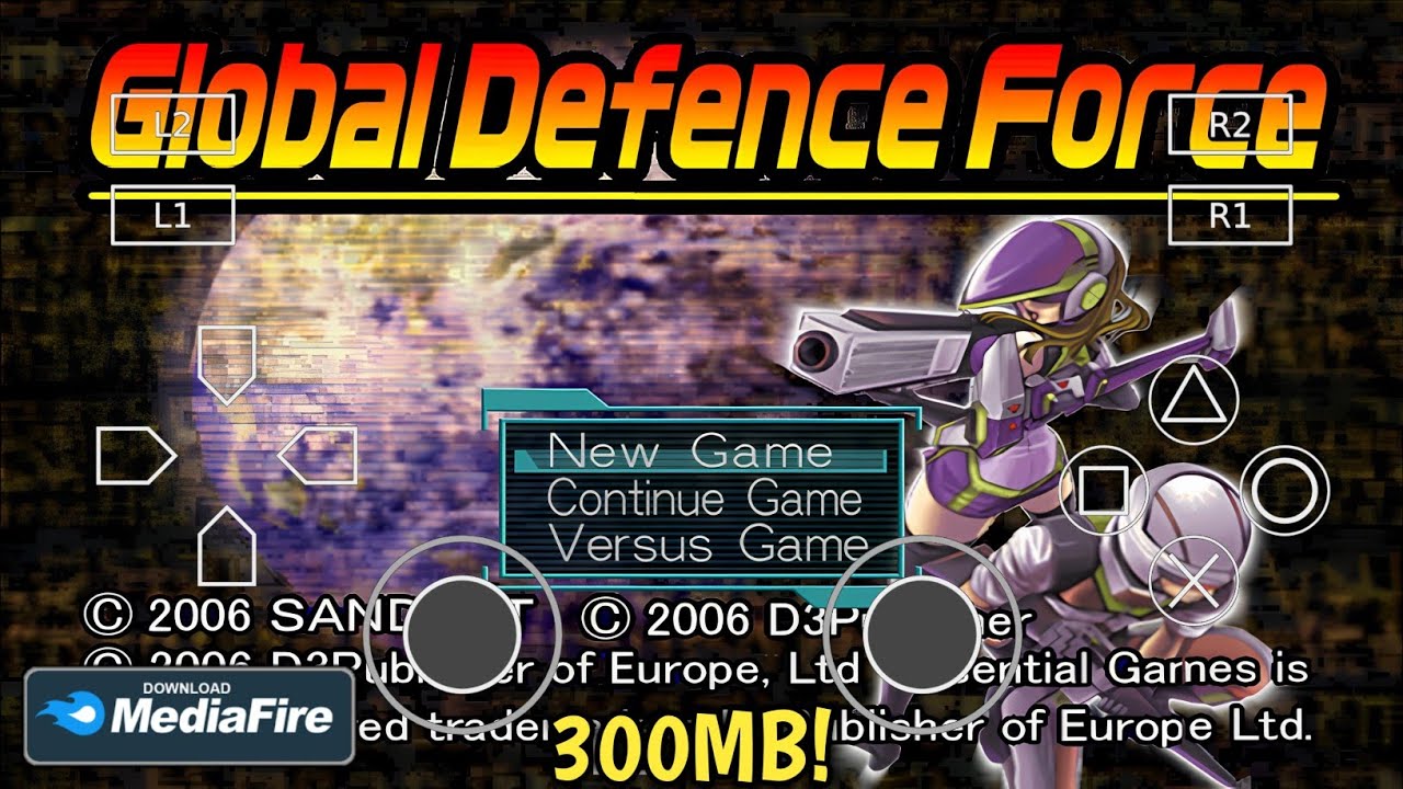 Game Global Defence Force PS2 Android Offline - YouTube