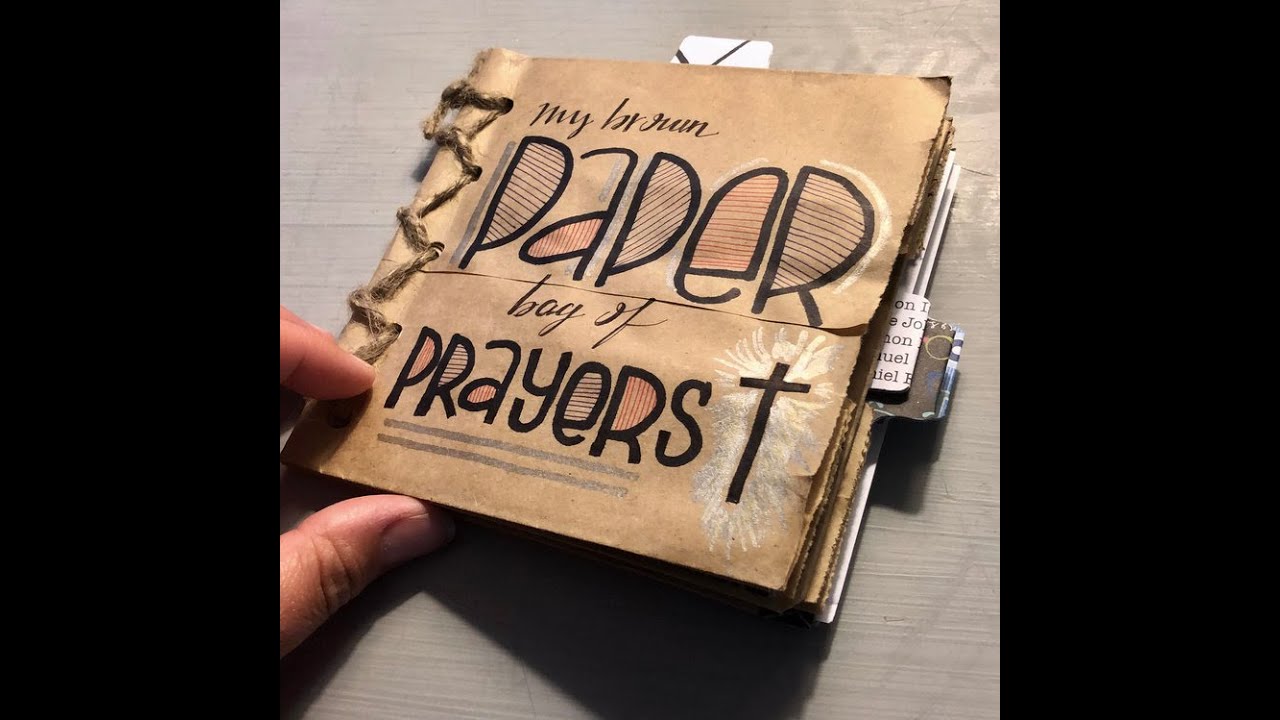 How to Make Paper Bag Prayer Journals - YouTube