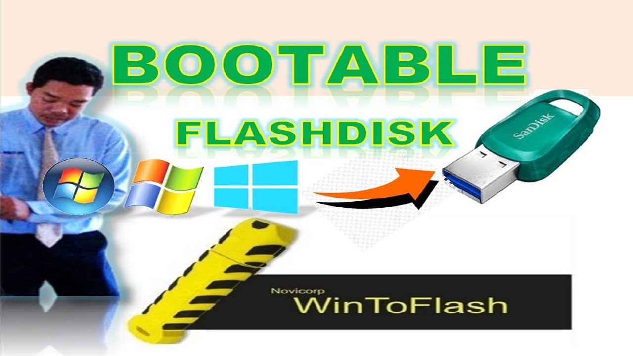 Cara Membuat Bootable Flashdisk Windows dengan WinToFlash - YouTube