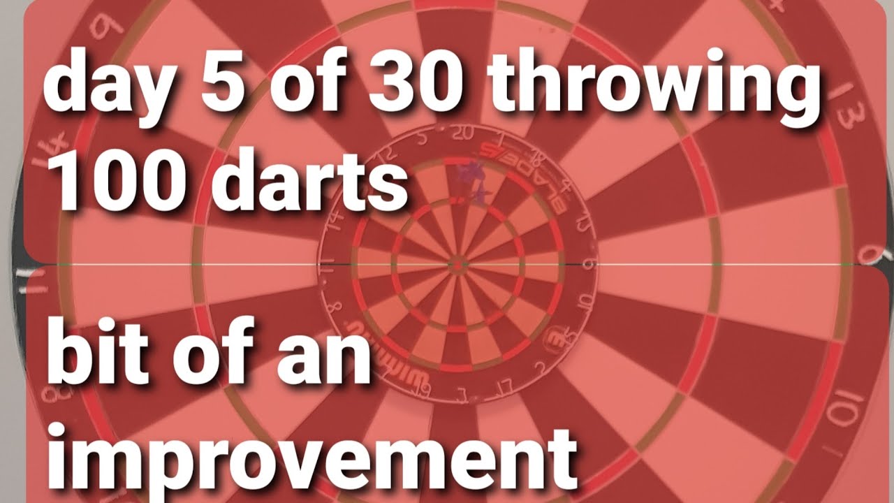 Throwing 100 darts a day. Day 5 of 30 #darts #amateurdarts #dartslife # ...