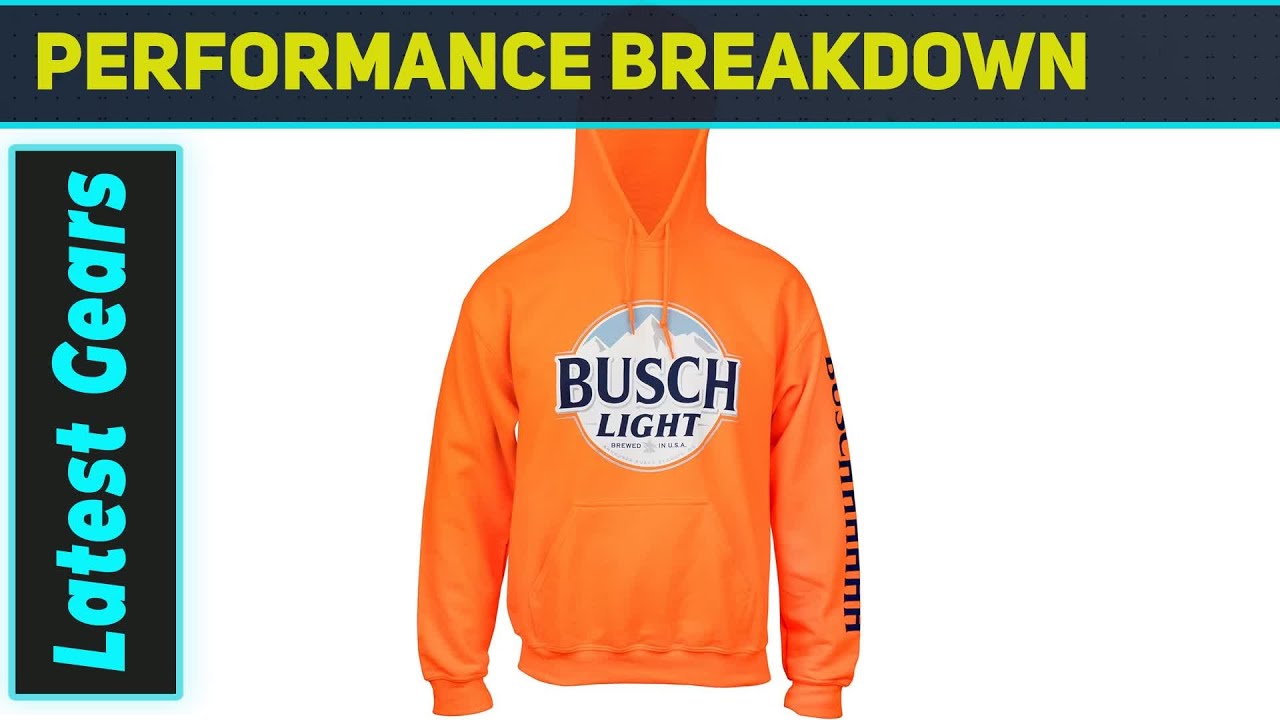 Busch Light Hunter Orange Hoodie: The Ultimate Comfort Statement - YouTube