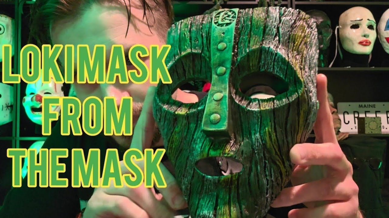 LOKI MASK FROM THE MASK #LOKI #TheMask - YouTube