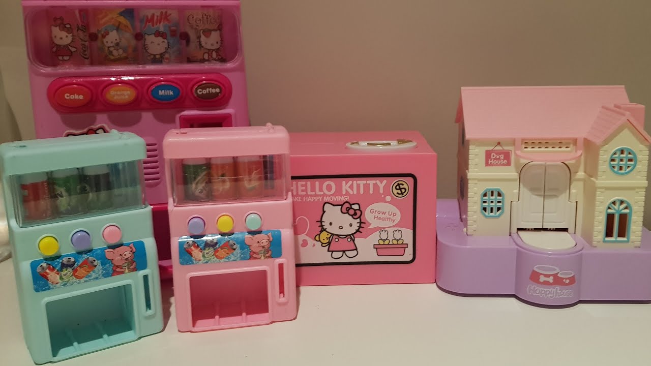 Oddly Hello Kitty Vending Machine and Cutest Piggy Bank - YouTube