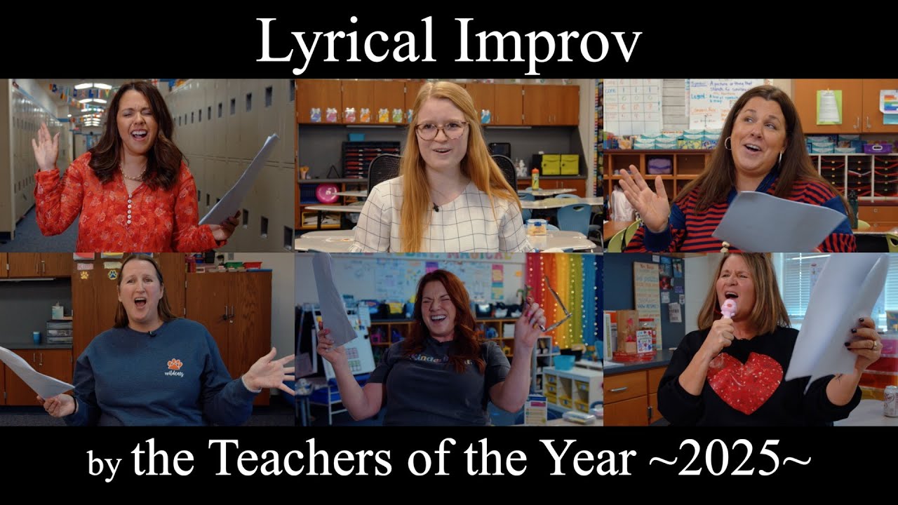 Lyrical Improv by the 2025 Teachers of the Year - YouTube