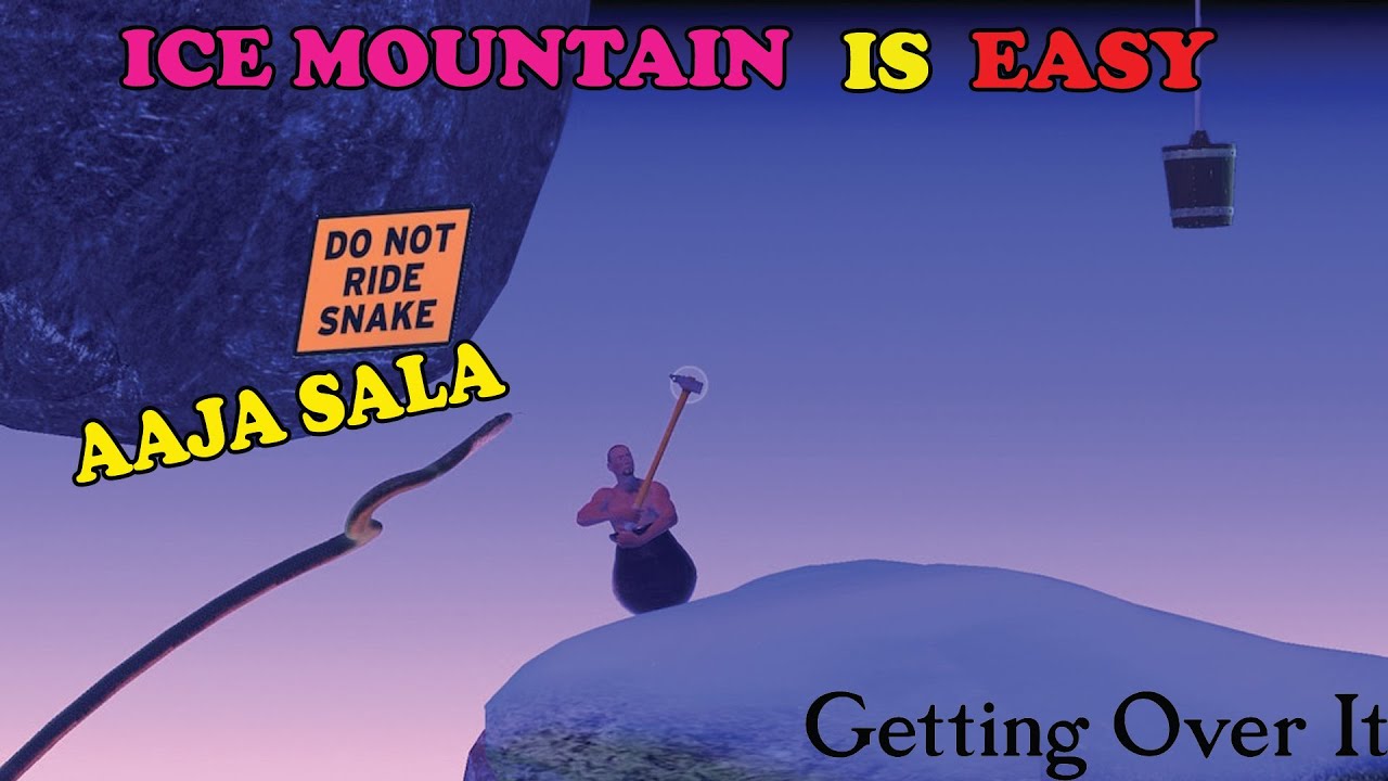 Ice Mountain is Easy Getting Over It - YouTube