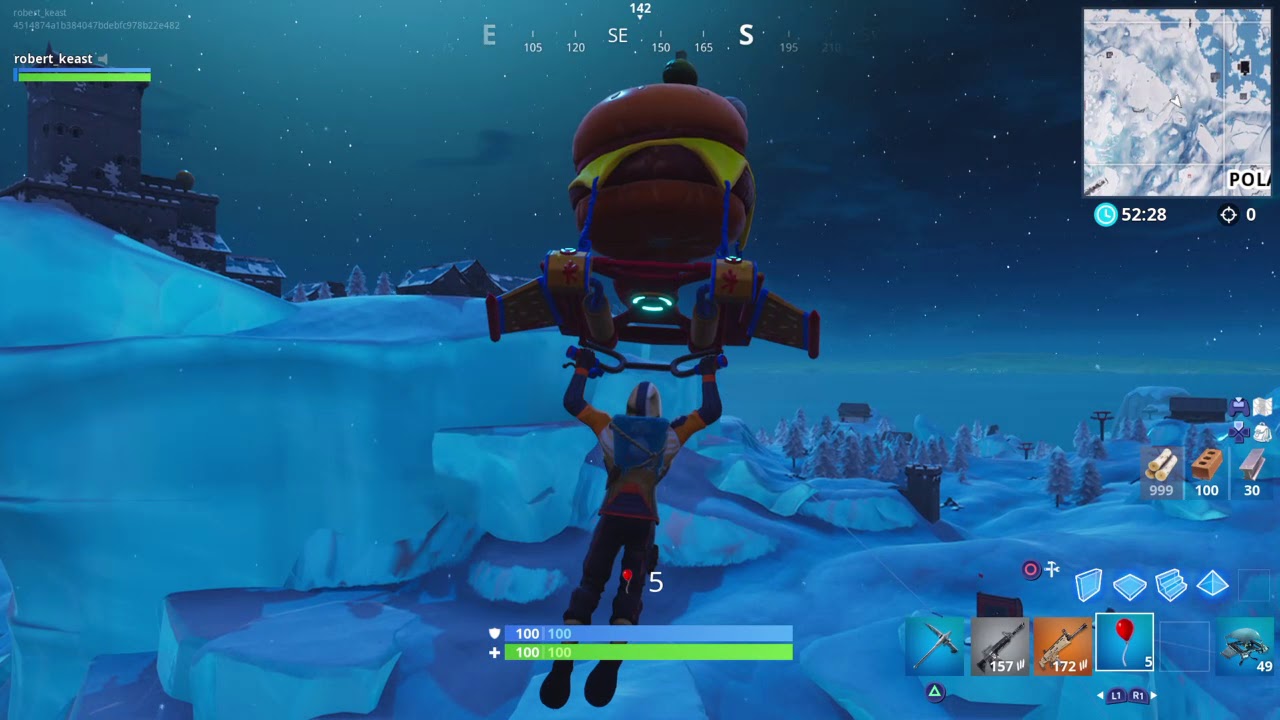 Fortnite giant footprint [could it be a dragon ] - YouTube