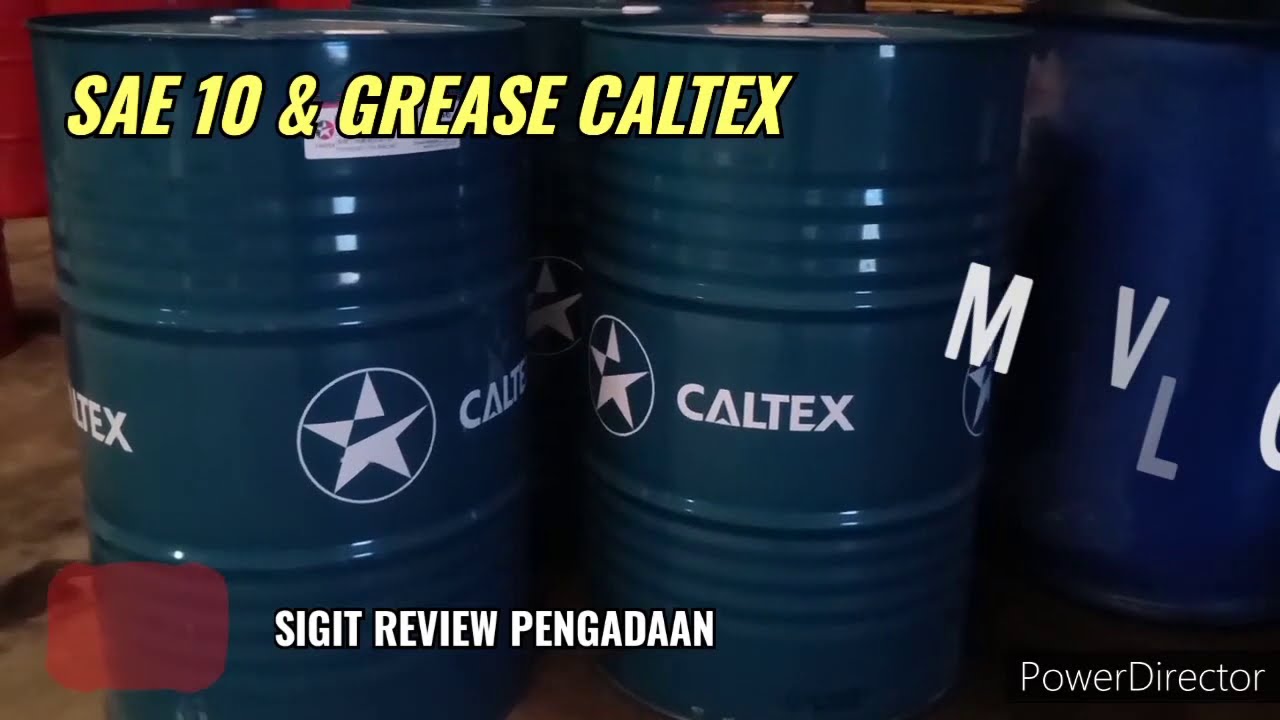 Oli Hydraulic & Grease " CALTEX ". - YouTube