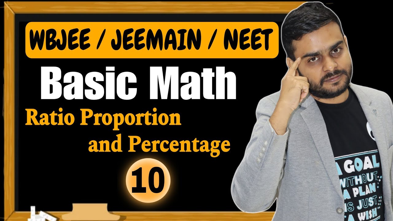 Basic Math | Class - 11 | Ratio proportion and percentage | Lec - 10 | Rajesh sir | - YouTube