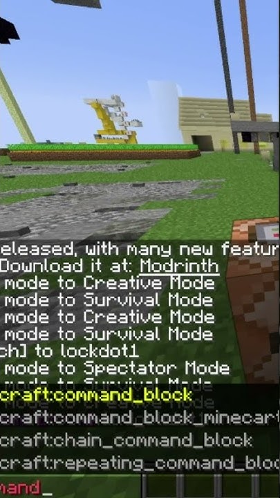 How to Craft a Command Block in Minecraft. - YouTube