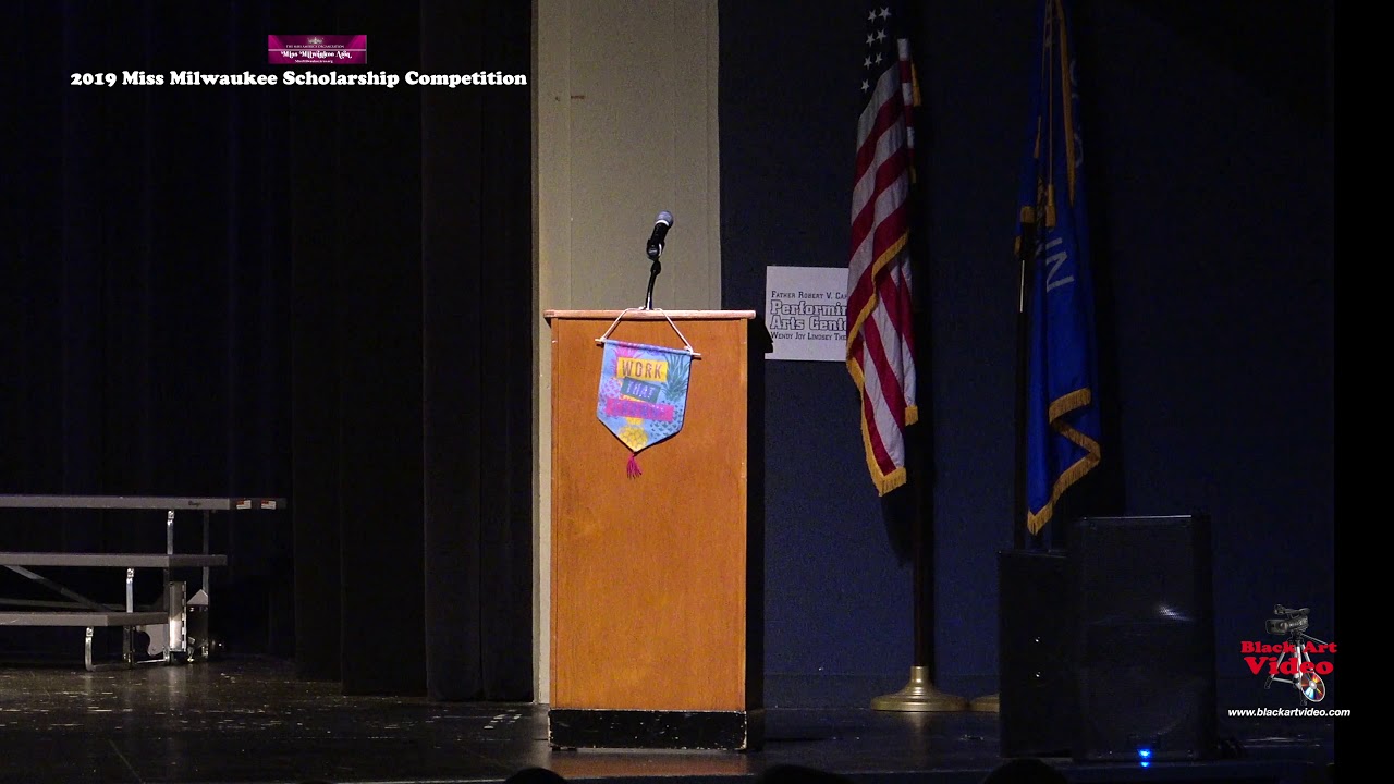 2019 Miss Milwaukee Scholarship Pageant Marks - YouTube