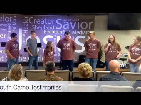 YOUTH CAMP TESTIMONIES - June 12, 2015 - www.celebratechurchnwa.com ...