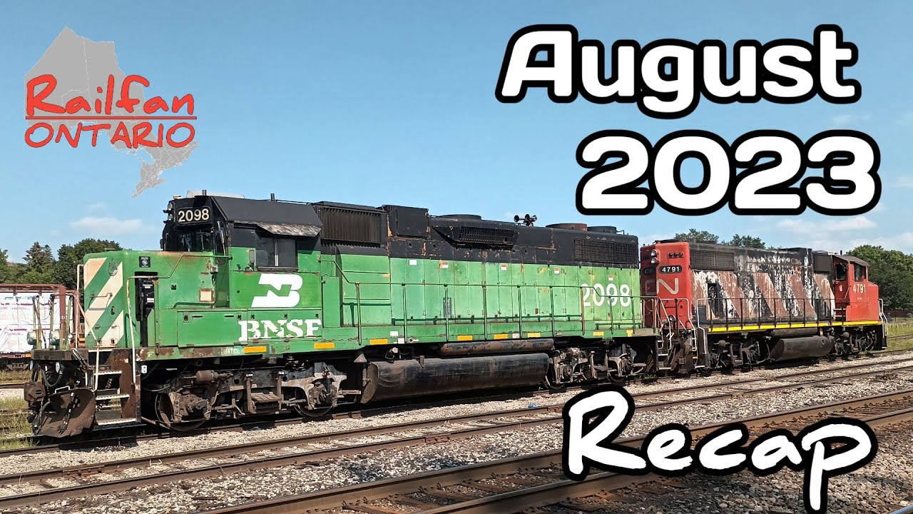 August 2023 Recap. Best of Railroad. See 39 trains in 25 minutes. CPKC ...