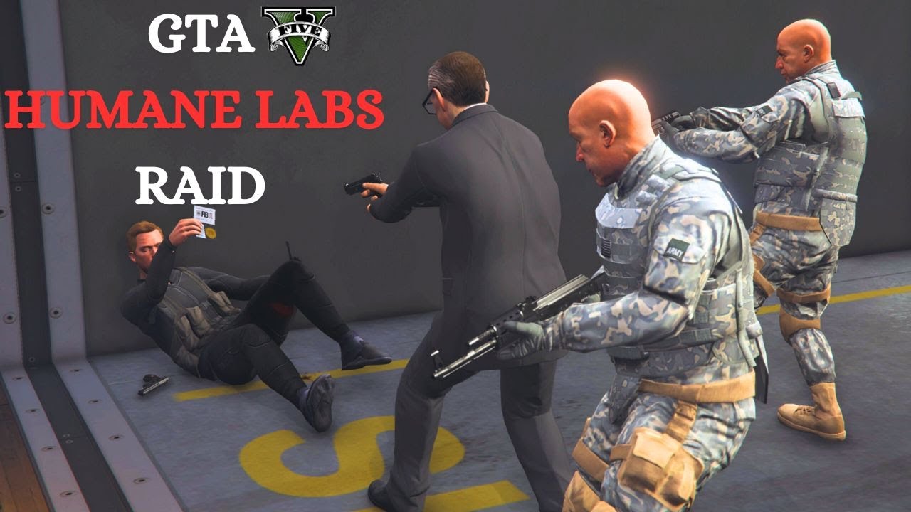 HUMANE LABS RAID GTA V STORY MISSION #gta #gta5 #grandtheftauto #gtav # ...