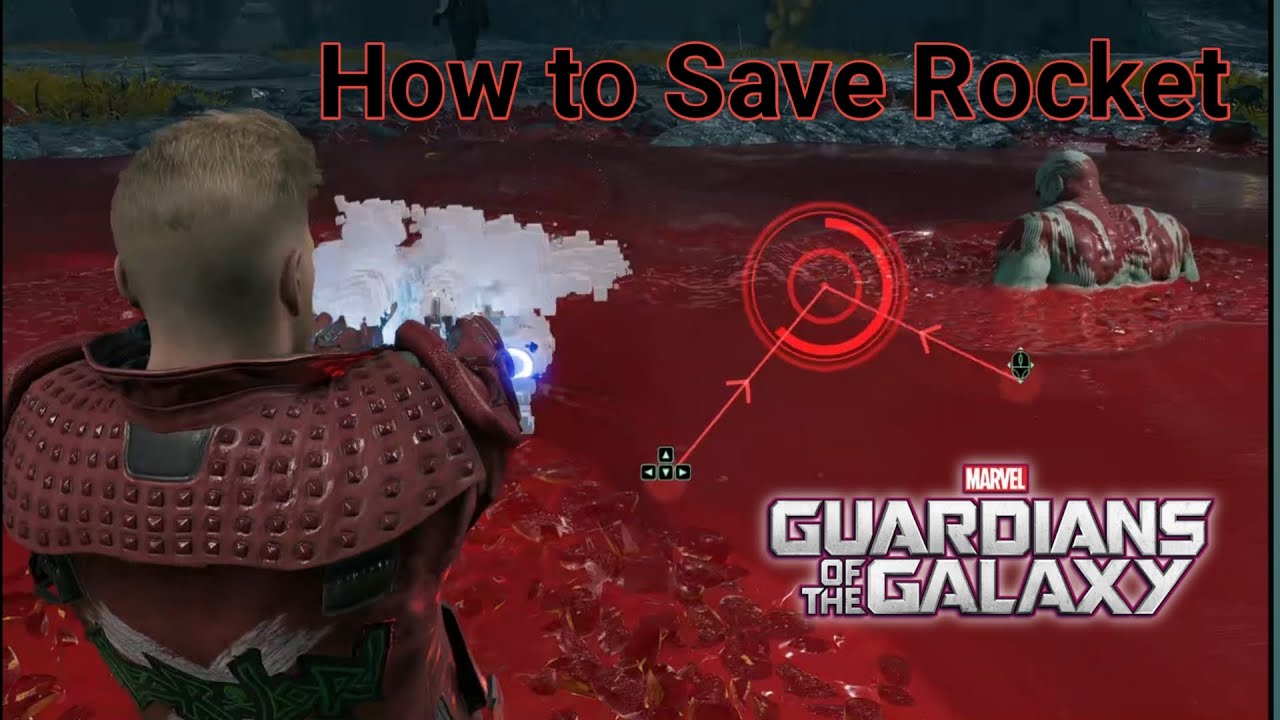 How to Save Rocket | How to Free Rocket from Red Jelly Marvels Guardians of the Galaxy ...
