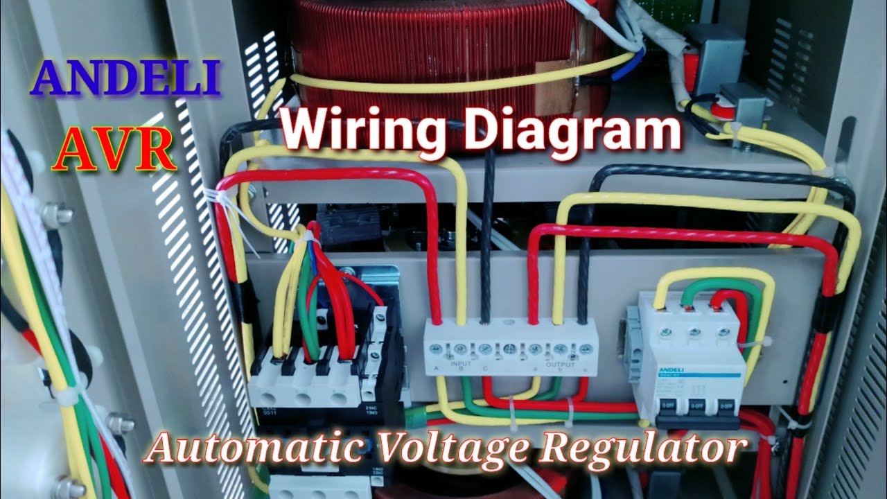 Andeli AVR Installations. Wiring Diagram - YouTube
