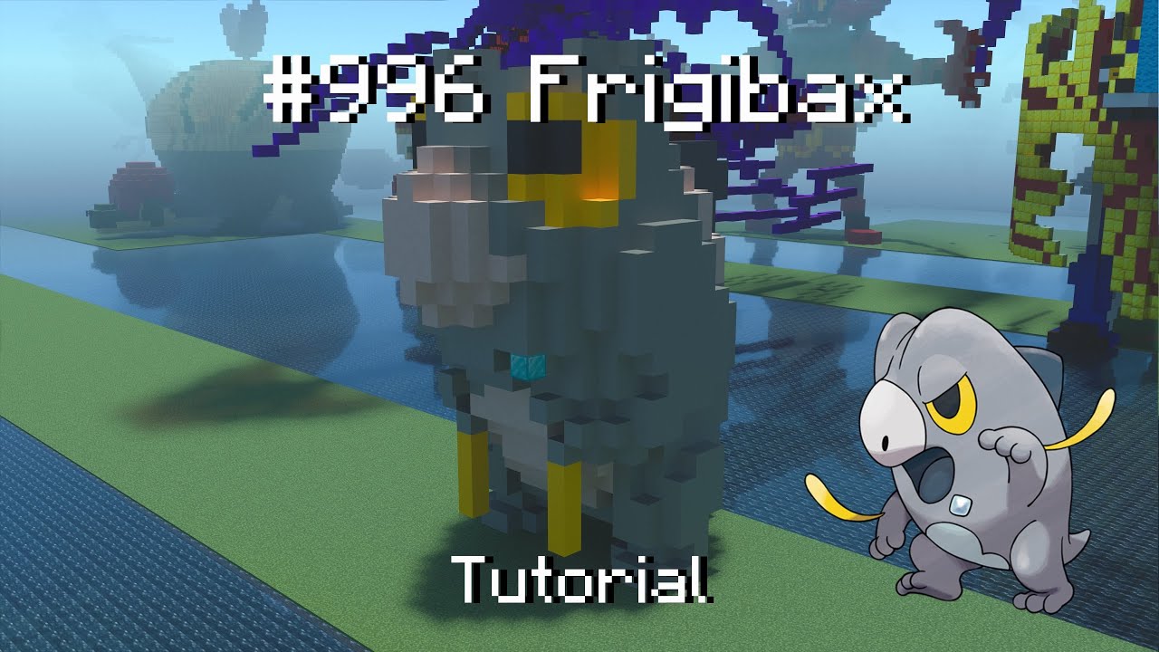 How to build a Pokémon Frigibax statue in Minecraft (Tutorial) - YouTube