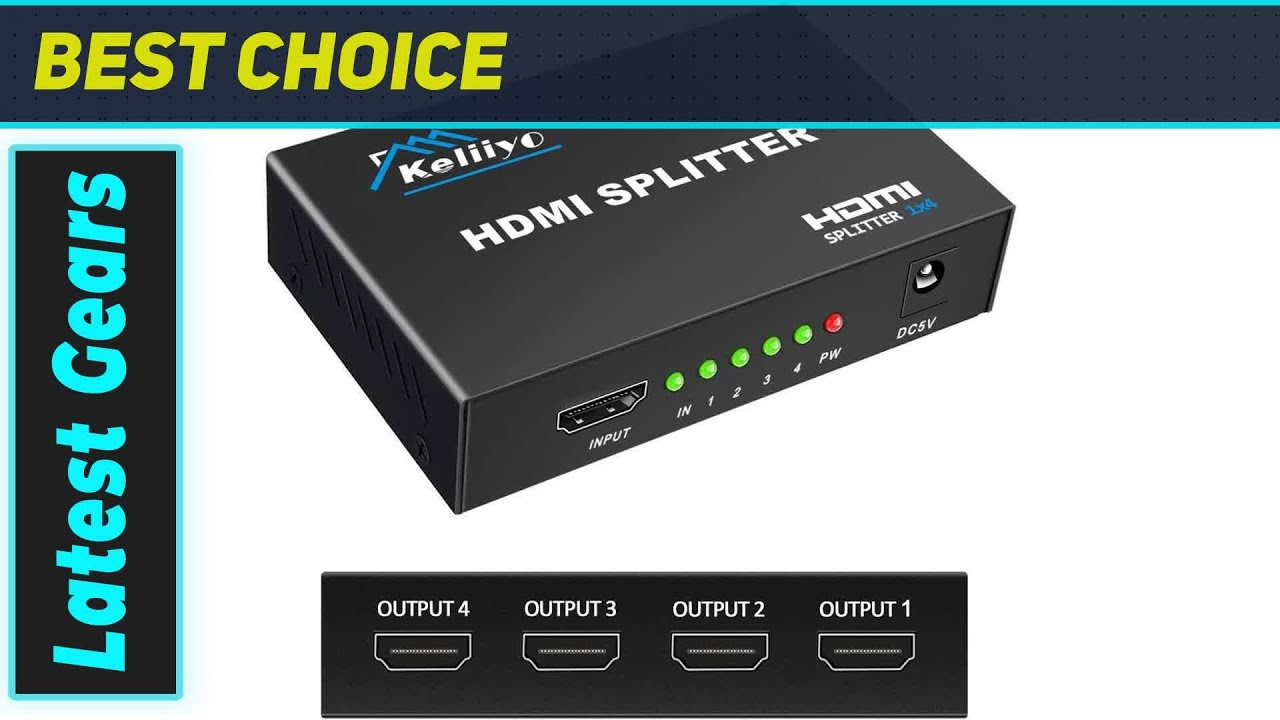 HDMI Splitter 1x4: Perfect Mirroring Solution? - YouTube