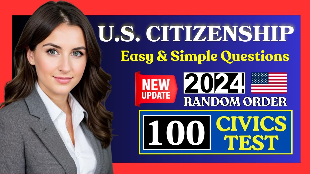 2024 official 100 civics questions and answers in random order | U.S ...