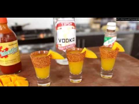 Baby Mango Shots - Tipsy Bartender - YouTube
