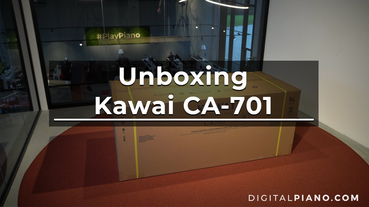 Unboxing & Assembly of Kawai CA-701 | Digitalpiano.com - YouTube