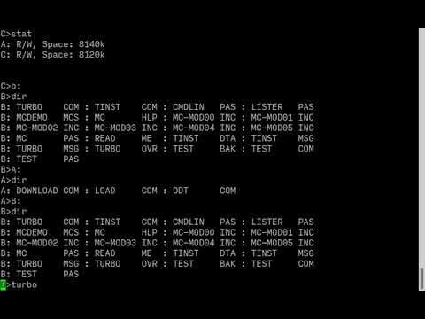 Turbo Pascal 3 on the RC2014 - YouTube
